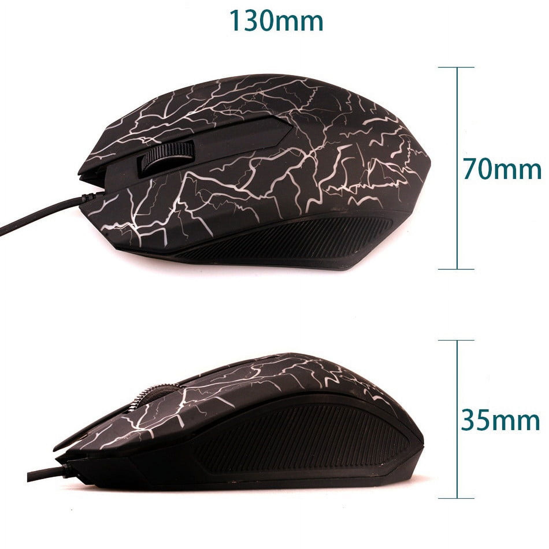 Wired Game Mouse, Ergonomic USB Optical Mouse, With RGB Backlight - Walmart.com