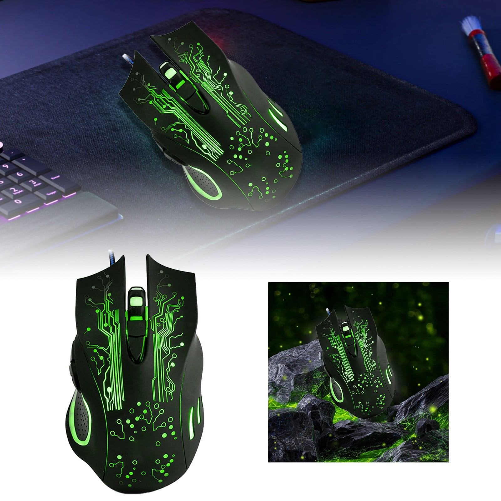 Wired Gaming For Desktop And Laptop USB Optical With LED Backlight For ...