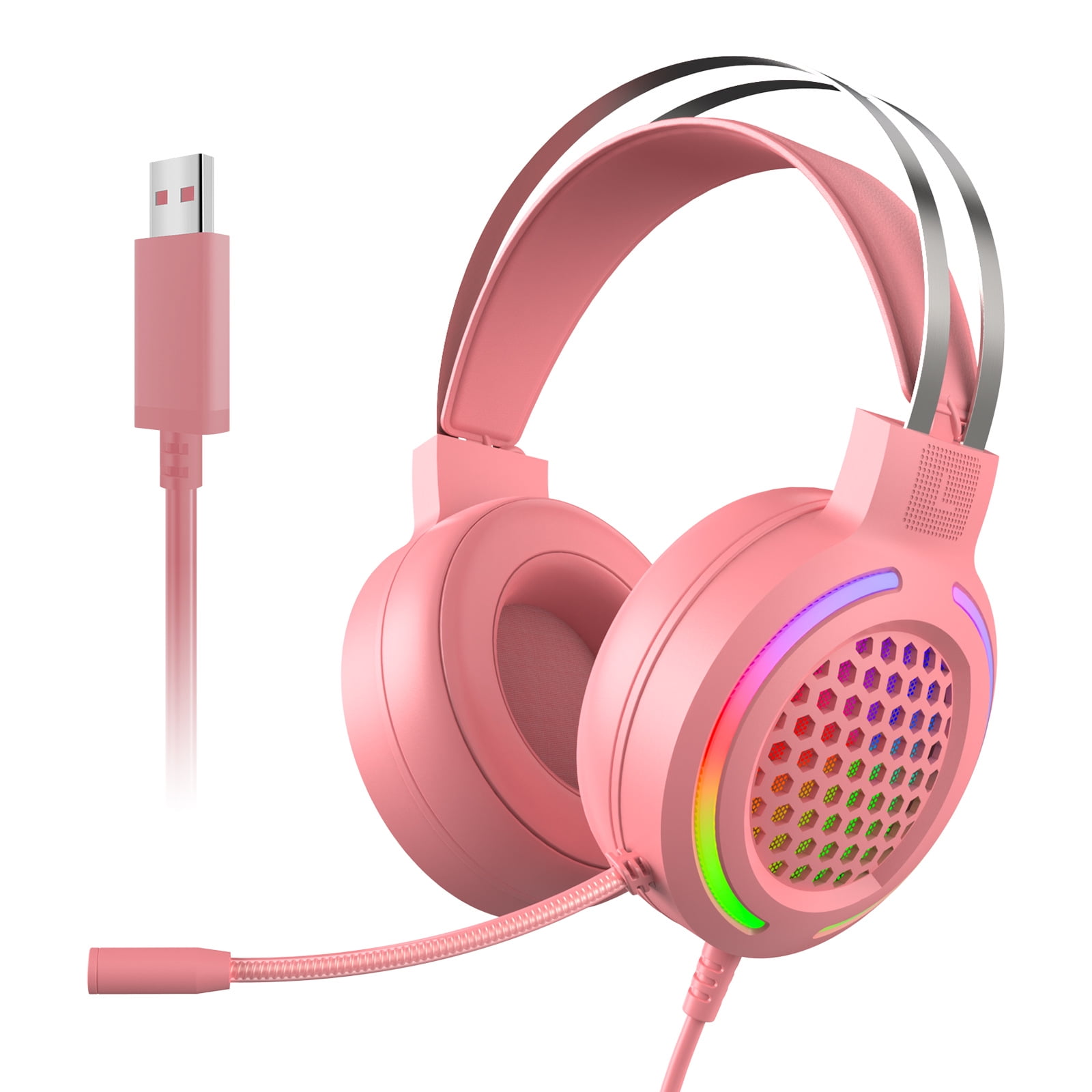 Wired Gaming Headset for PC/Xbox Series,AILKIN Ps5 Gaming Headset with Mic Noise Cancelling ...