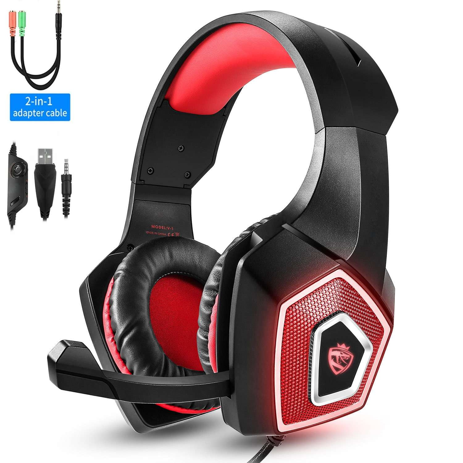 Wired Gaming Headset for PS5,PS4,PlayStation,Xbox,Nintendo Switch ...
