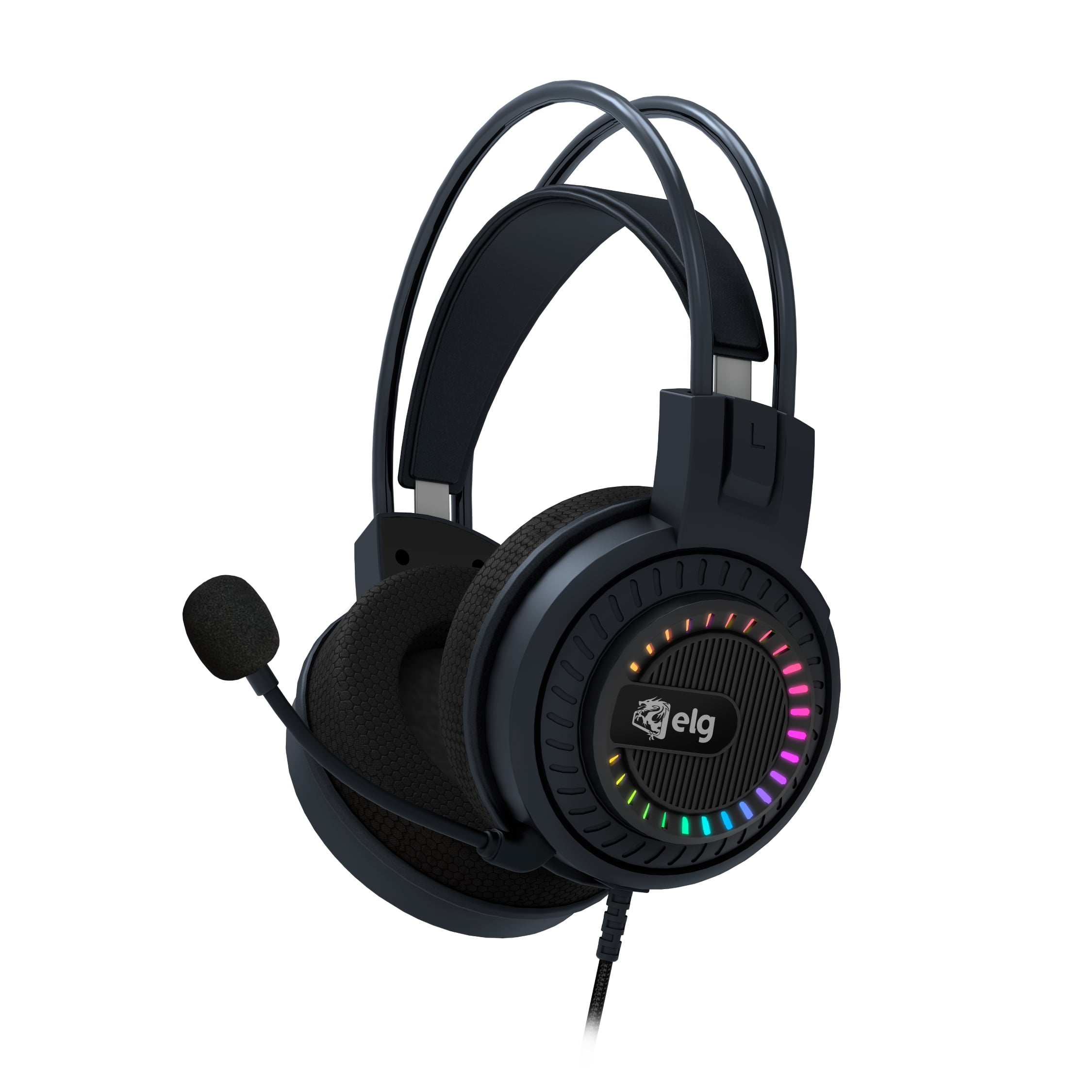 Wired Gaming Headset with 7.1 Surround Sound, RGB Lighting, USB ...
