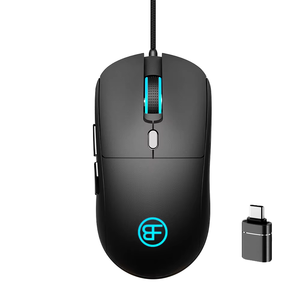 Wired Gaming Mouse Adjustment DPI Optical Effect RGB Mouse 6 ...