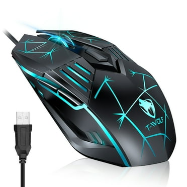onn. Lightweight Gaming Mouse with LED Lighting and 7 Programmable ...
