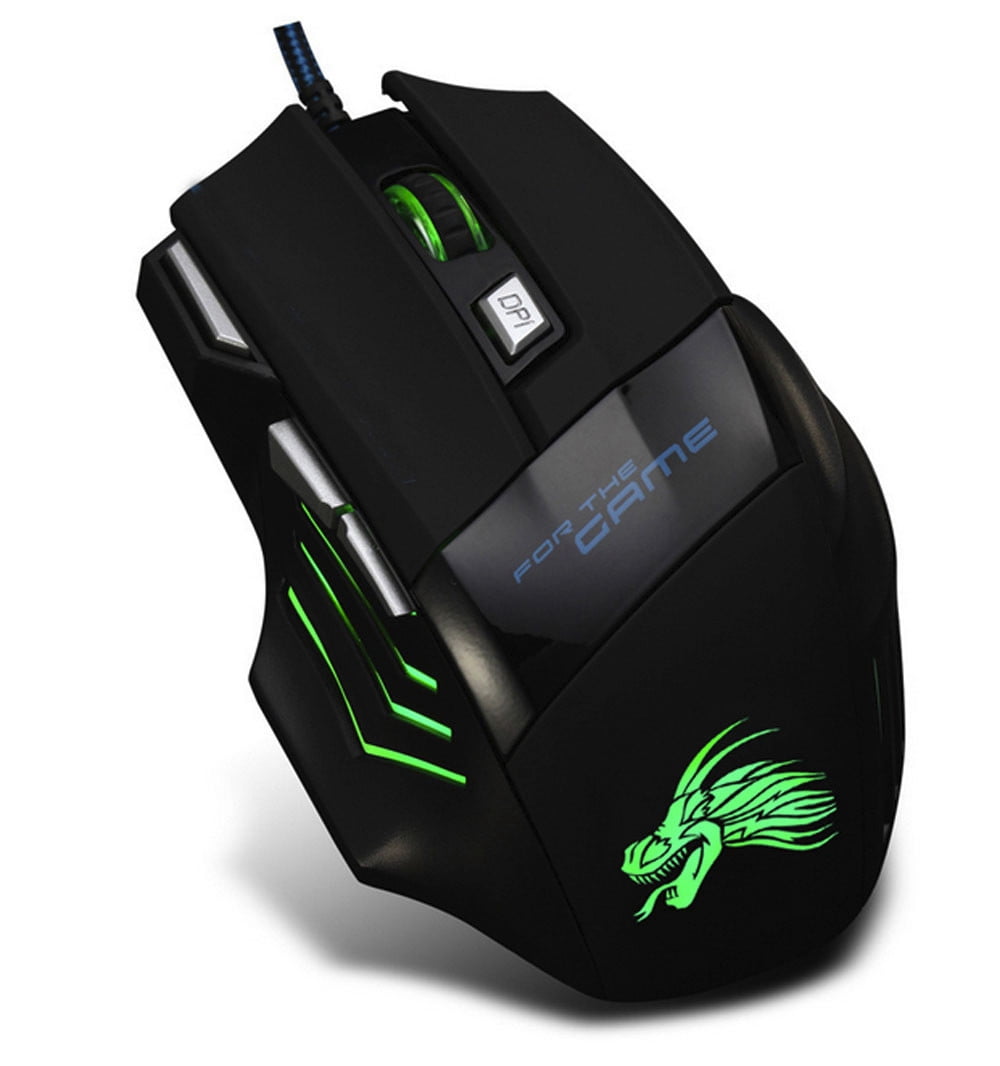 Wired Gaming Mouse Usb Plug and Play Comfortable Grip Adjustable Dpi ...