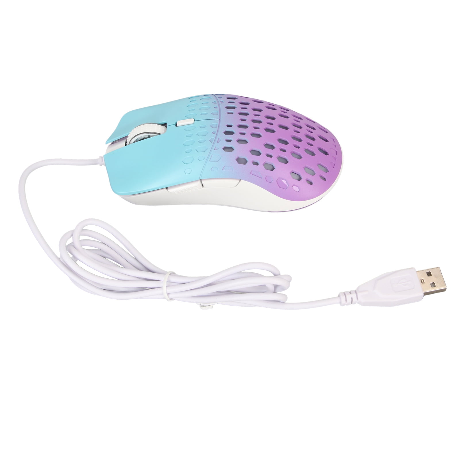 Wired Gaming Mouse with 7 RGB 3600DPI Lightweight Ergonomics Breathable ...