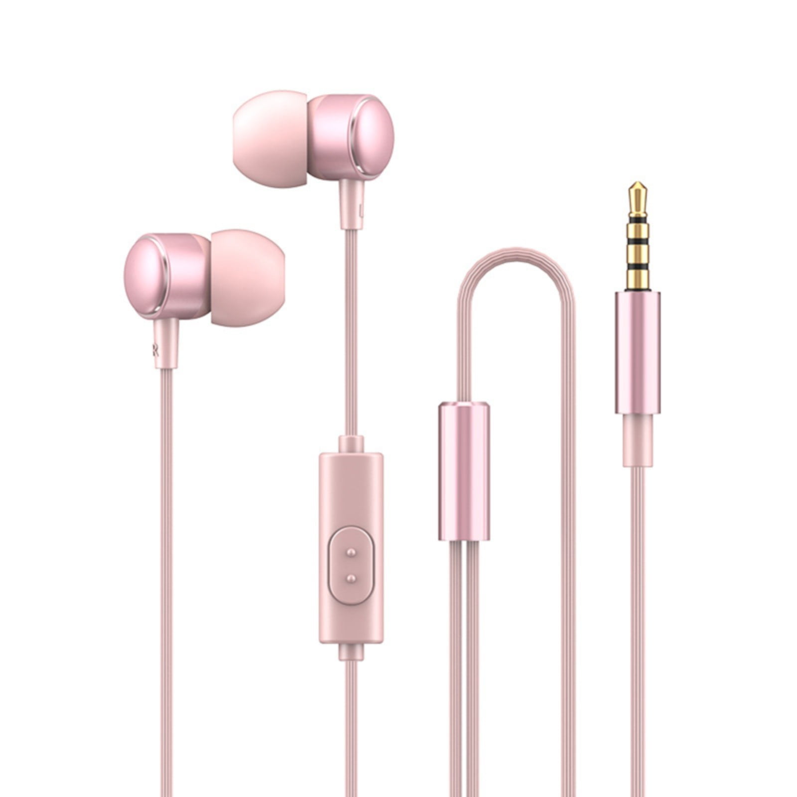 Wired Headphoes With Microphone in Ear Round Hole Mini Subwoofer With 3 ...
