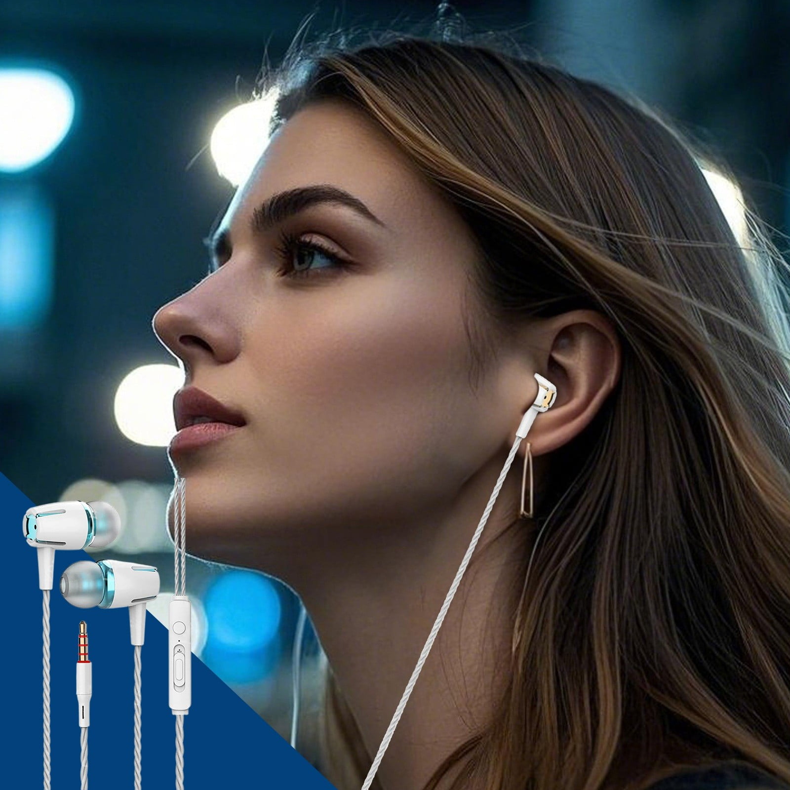 Wired Headset Compatible With 3.5mm Devices For Optimal Audio ...