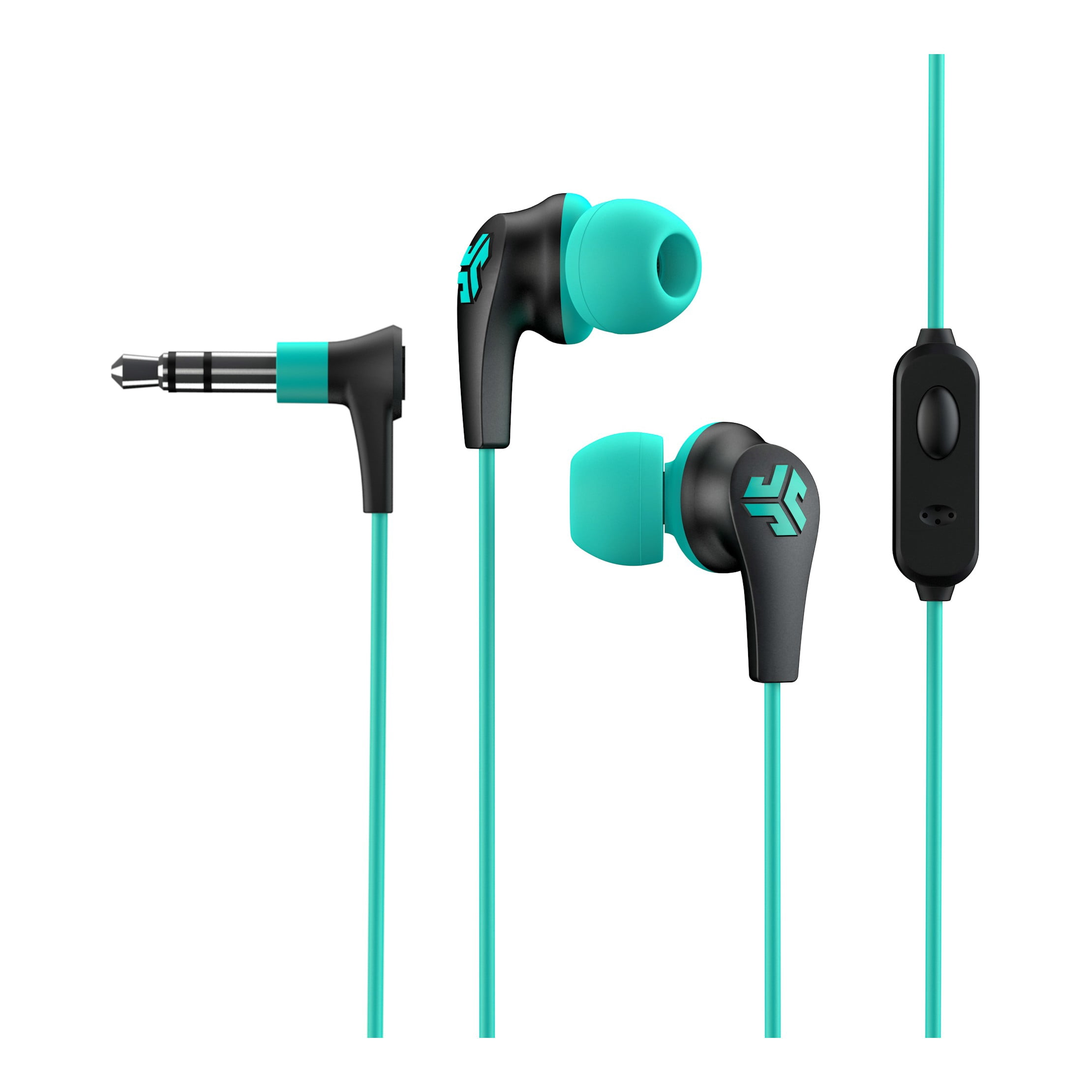 Wired JBuds Pro with Universal Mic - Teal - Walmart.com