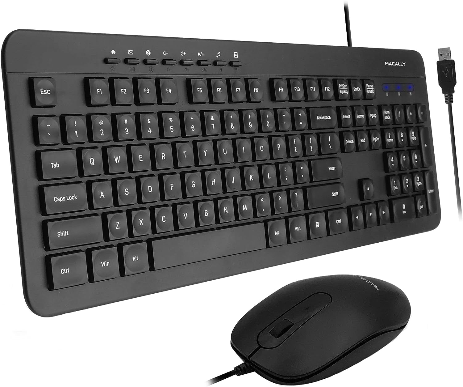 Manhattan - Keyboard - USB - black - retail - Walmart.com