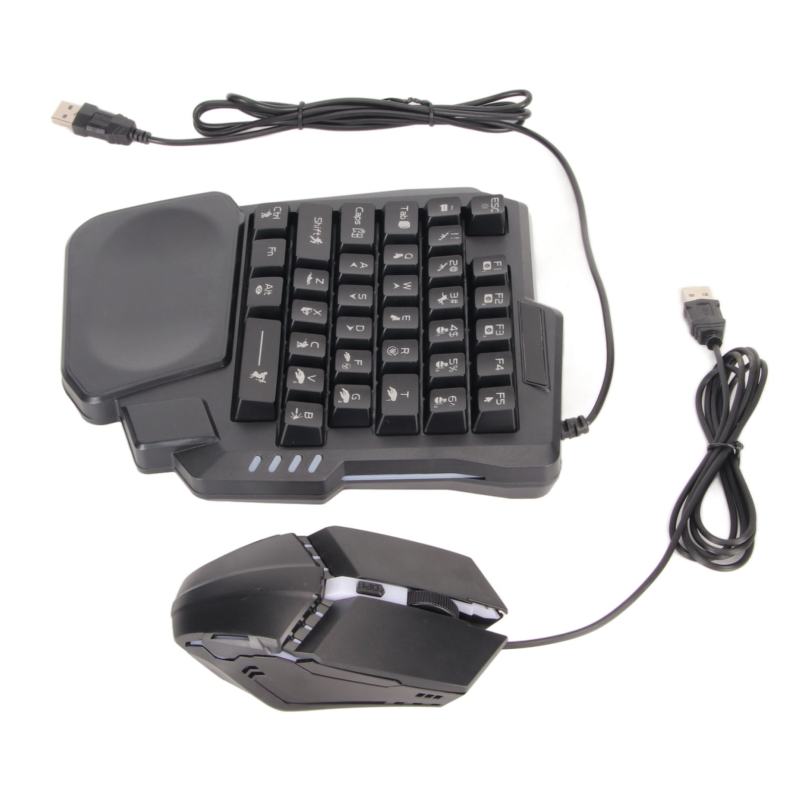 Wired Keyboard Mouse Converter Set Plug and Play High Sensitivity ...