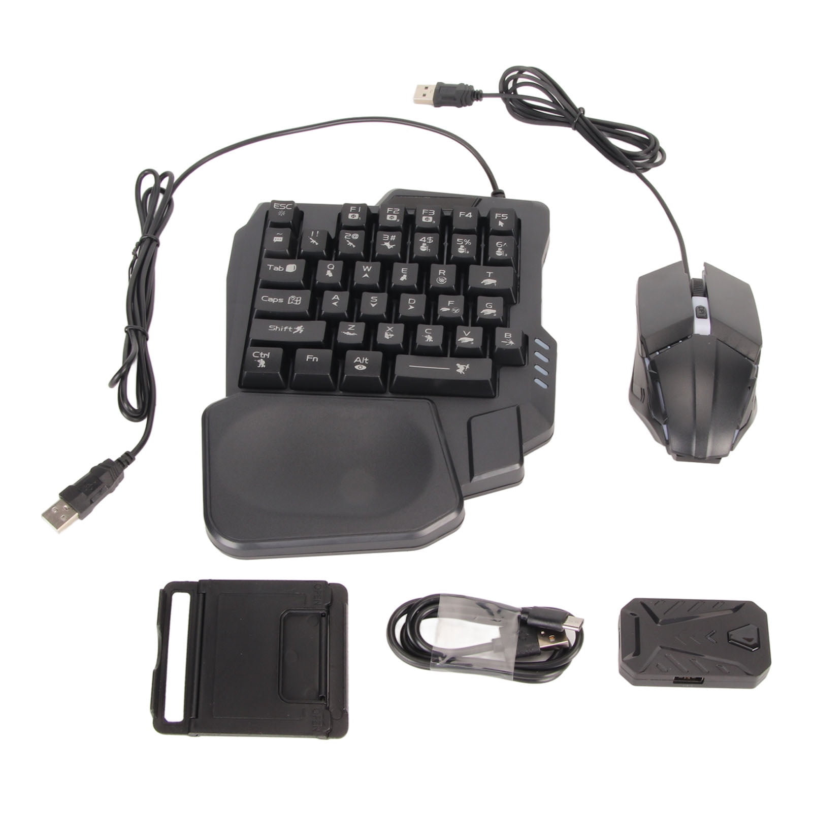 Wired Keyboard Mouse Converter Set Plug And Play High Sensitivity Mobile Game Converter Adapter