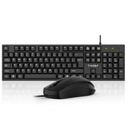 Onn Wireless Keyboard and Mouse Set with Dual-Connectivity 2.4GHz USB ...