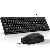Dell Wired Keyboard and Mouse - KM300C - Walmart.com