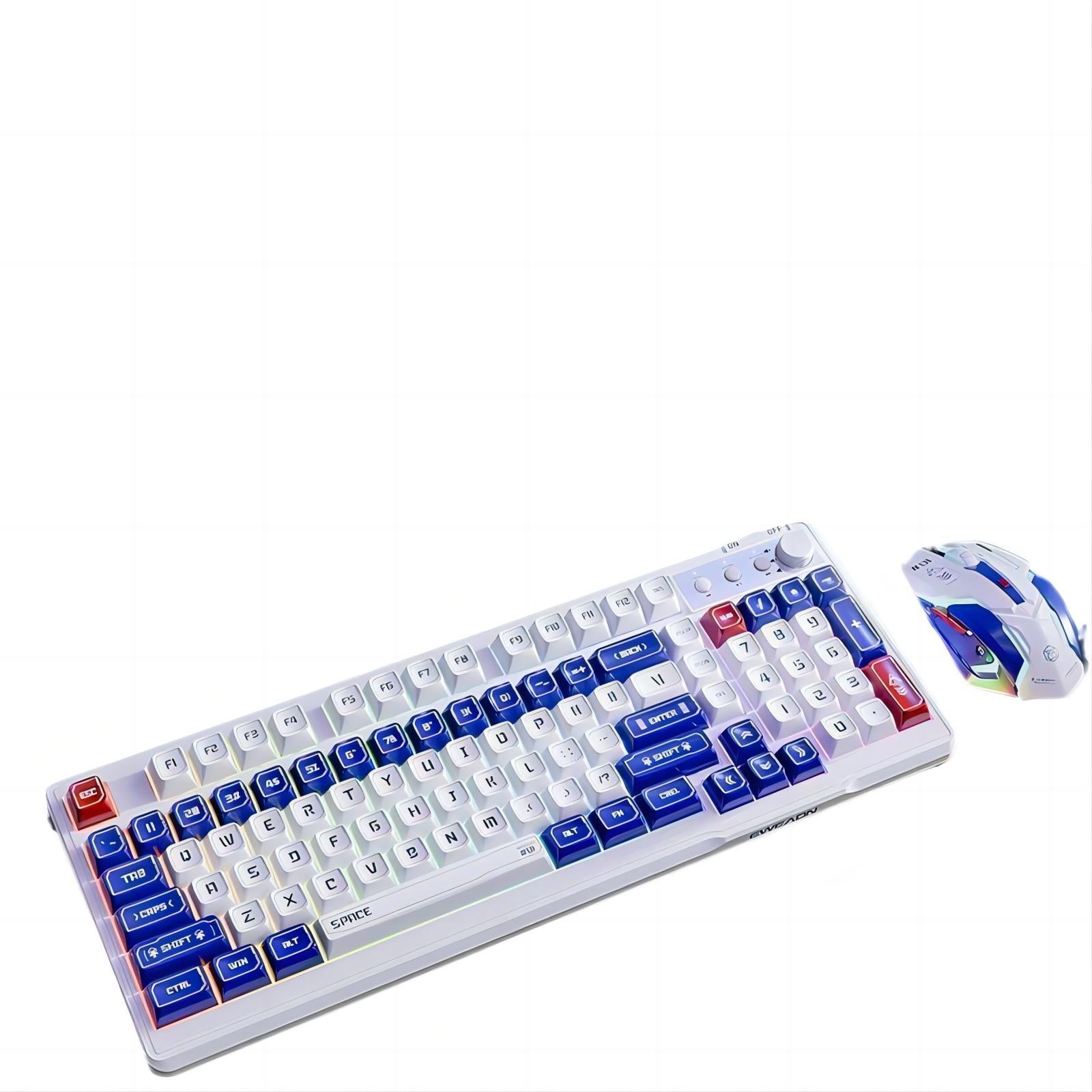 ITIGOITIE Wired Keyboard and Mouse Set, Mecha-Style, Silent Keys ...