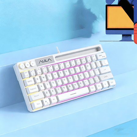 GAMEPOWER Suki TKL Wired Mechanical Gaming Keyboard, Programmable ...