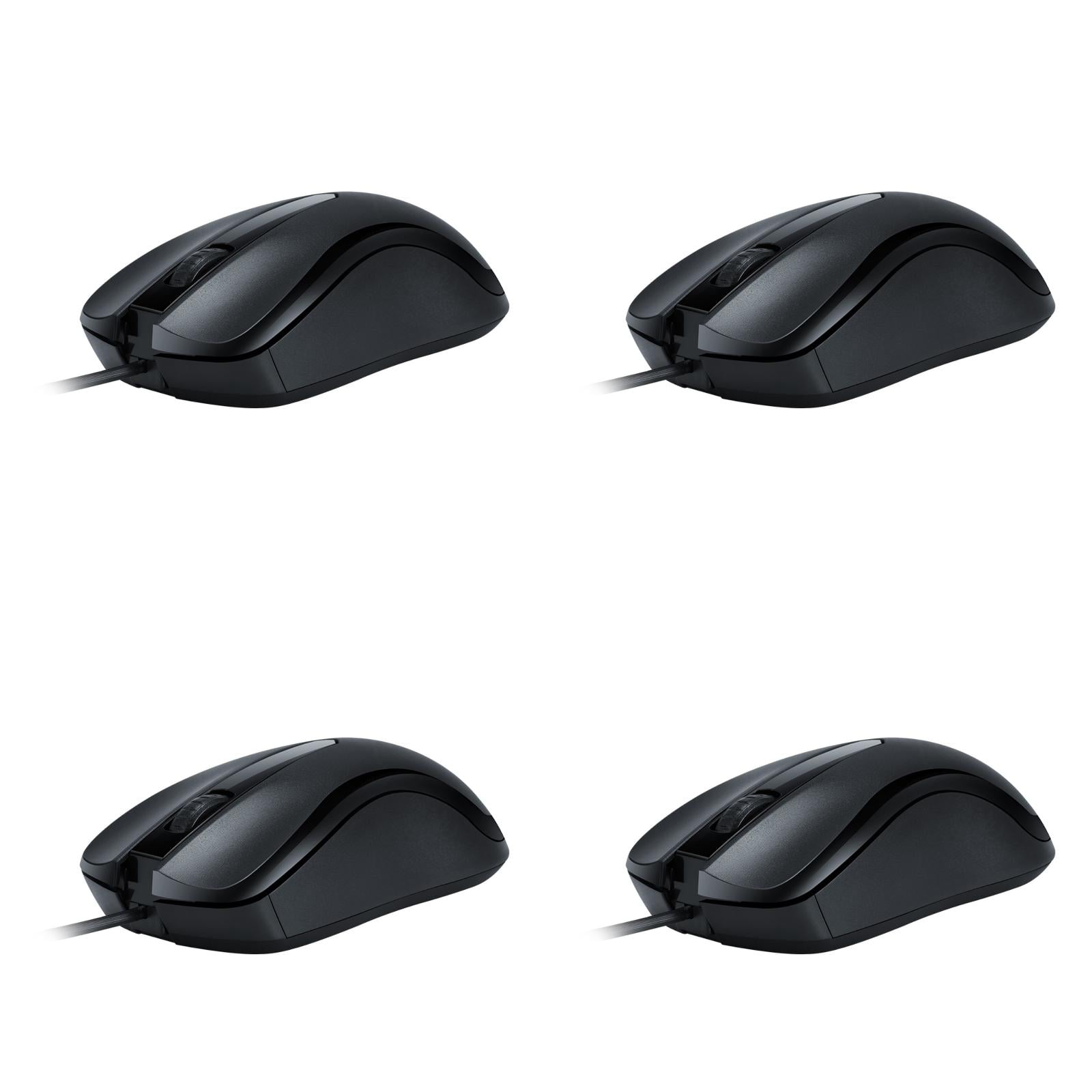 Wired Mice Or Desktop, USB Computer Mice Wired With Optical Sensor And ...