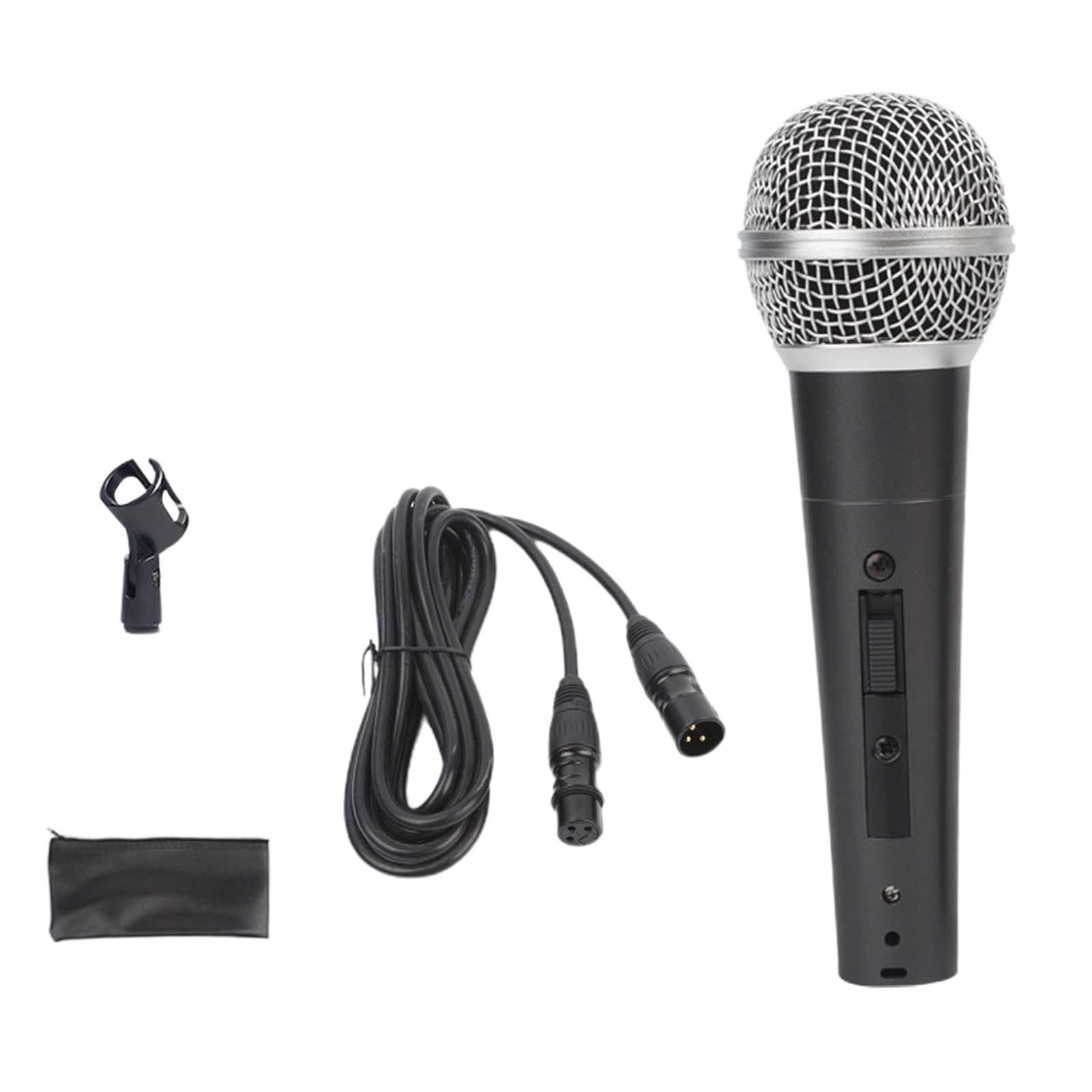Wired Microphone Dynamic Cardioid Microphone for Speaker Handheld Mic ...