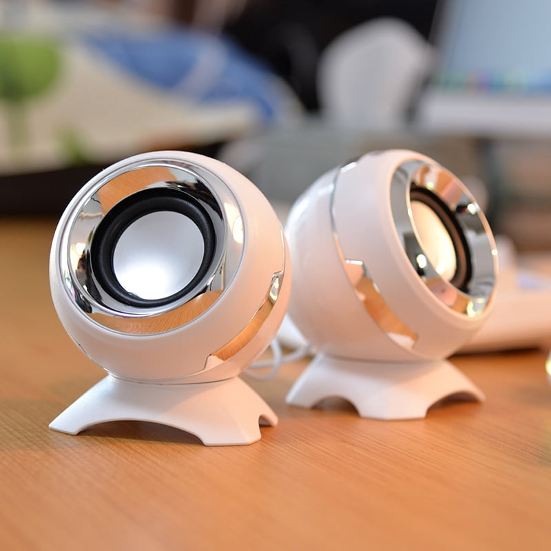 Wired Mini Computer Speakers Bass Horns for Laptop Desktop Phone 6W ...