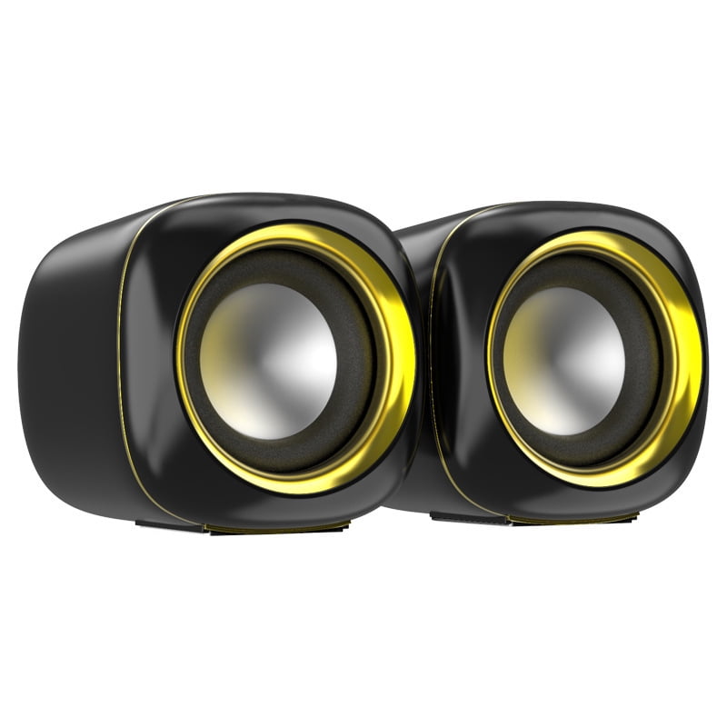 Wired Mini Computer Speakers USB Powered AUX Input Sound Box Portable ...
