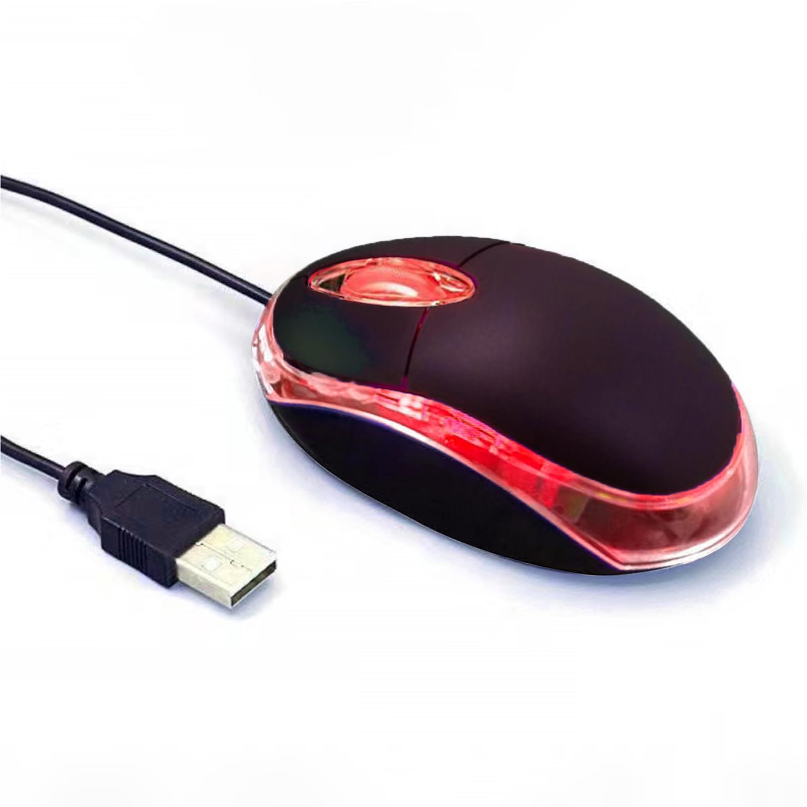 Wired Mini Optical Mouse Computer Mouse Ergonomic Mouse with USB Mouse ...