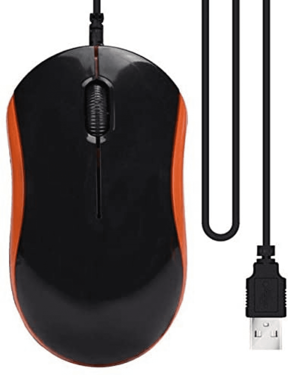 Wired Mini Optical Mouse, Stylish Style USB Portable Office Computer ...