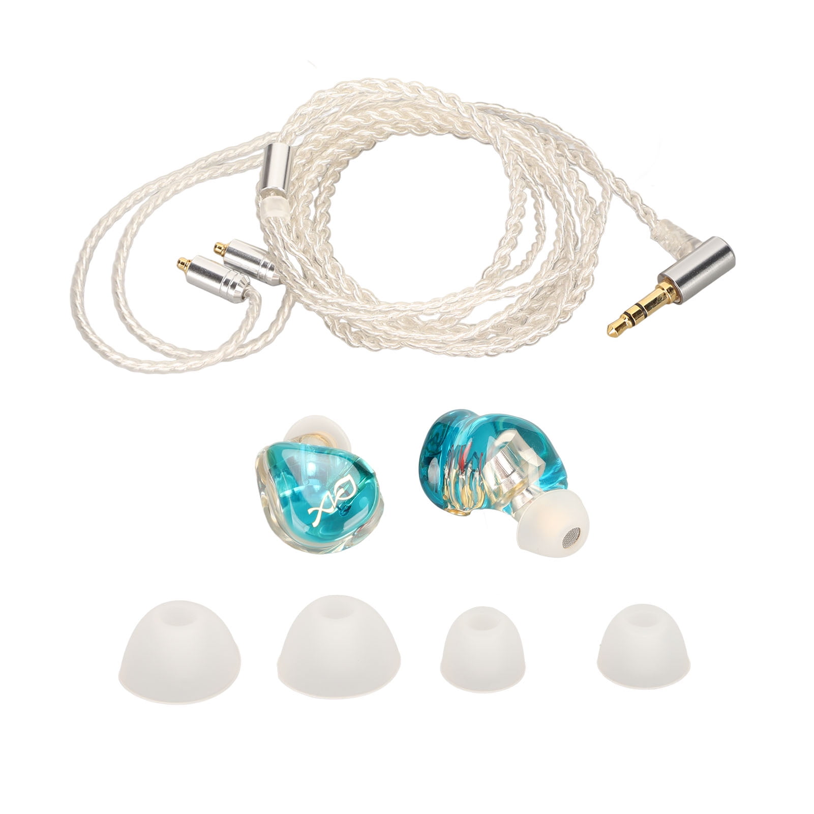 Wired Monitor Earbuds Crisp Treble Powerful Bass Pure Copper Graphene ...