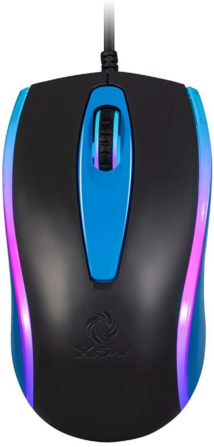 Wired Mouse, 1200DPI, Rainbow Breathing Light, USB Computer Mouse for ...