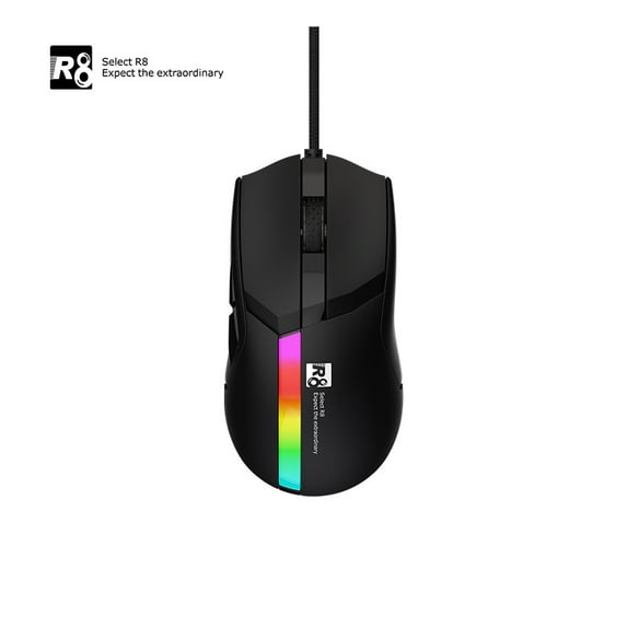 Wired Mouse 7-Button Rgb Light Effect Game Mouse Desktop E-Sports ...