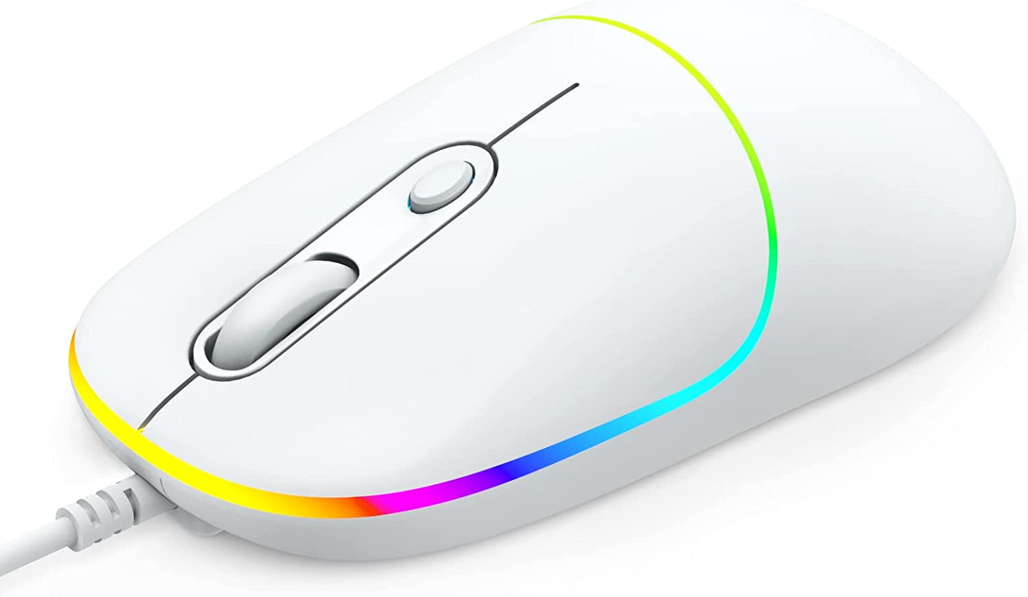 Wired Mouse, Led Computer Mouse Wired, 4 Adjustable Dpi Up To 6400 ...