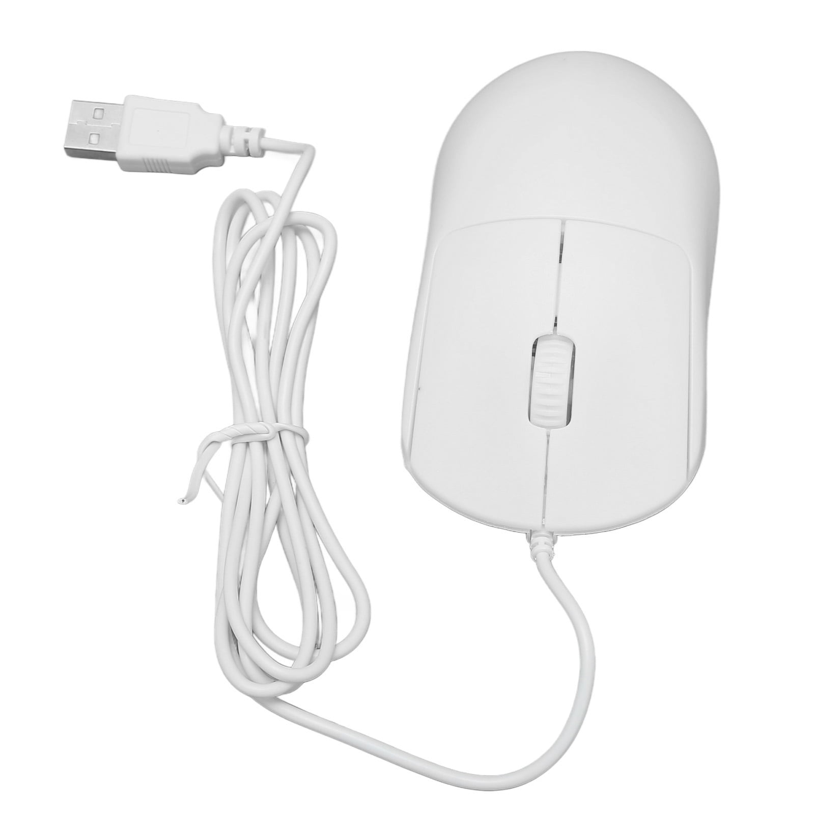 Wired Mouse Optical 1200DPI USB Port Ergonomic Design Plug and Play ...