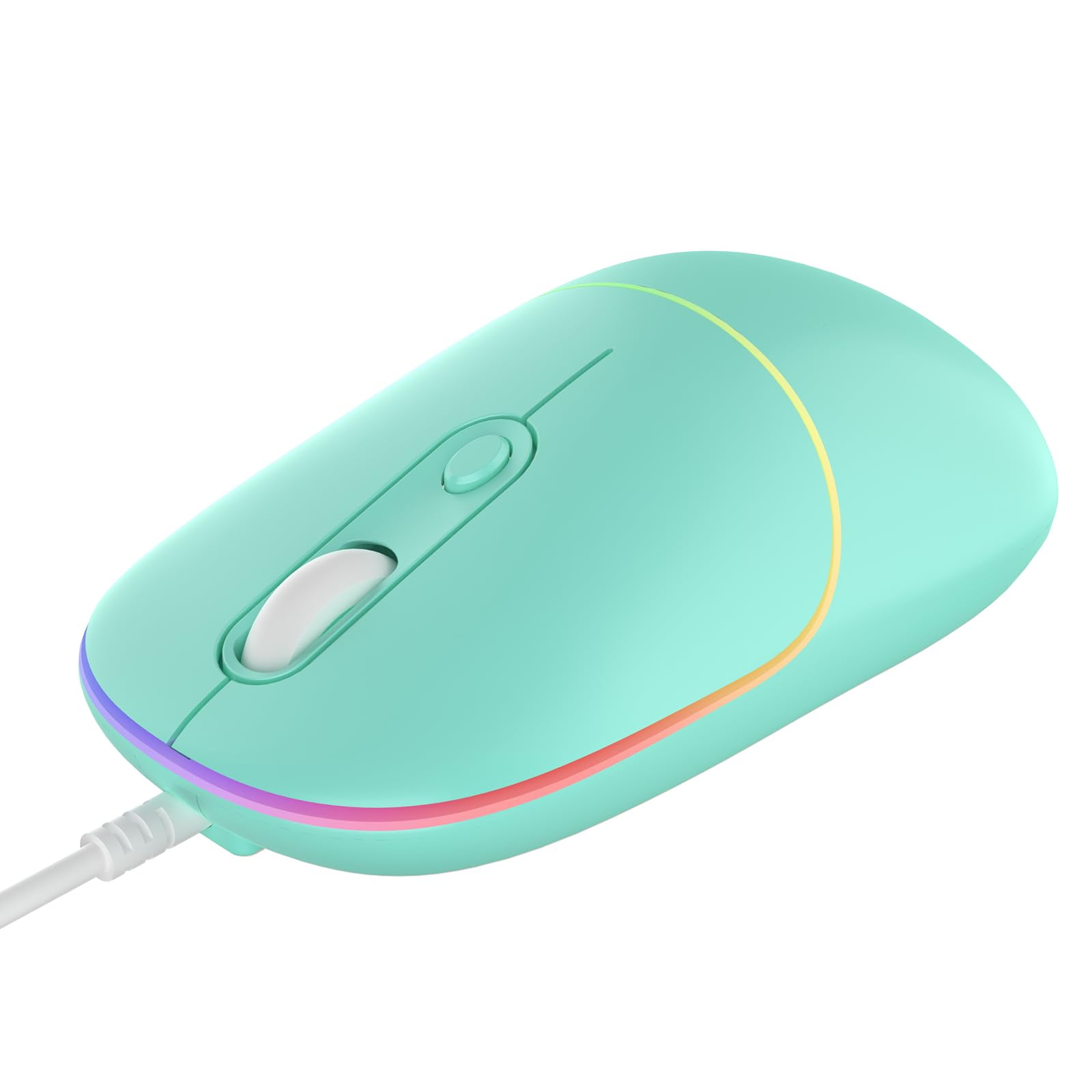 Wired Mouse,USB Computer Mouse Backlit Ultra Silent Wired Mouse with ...
