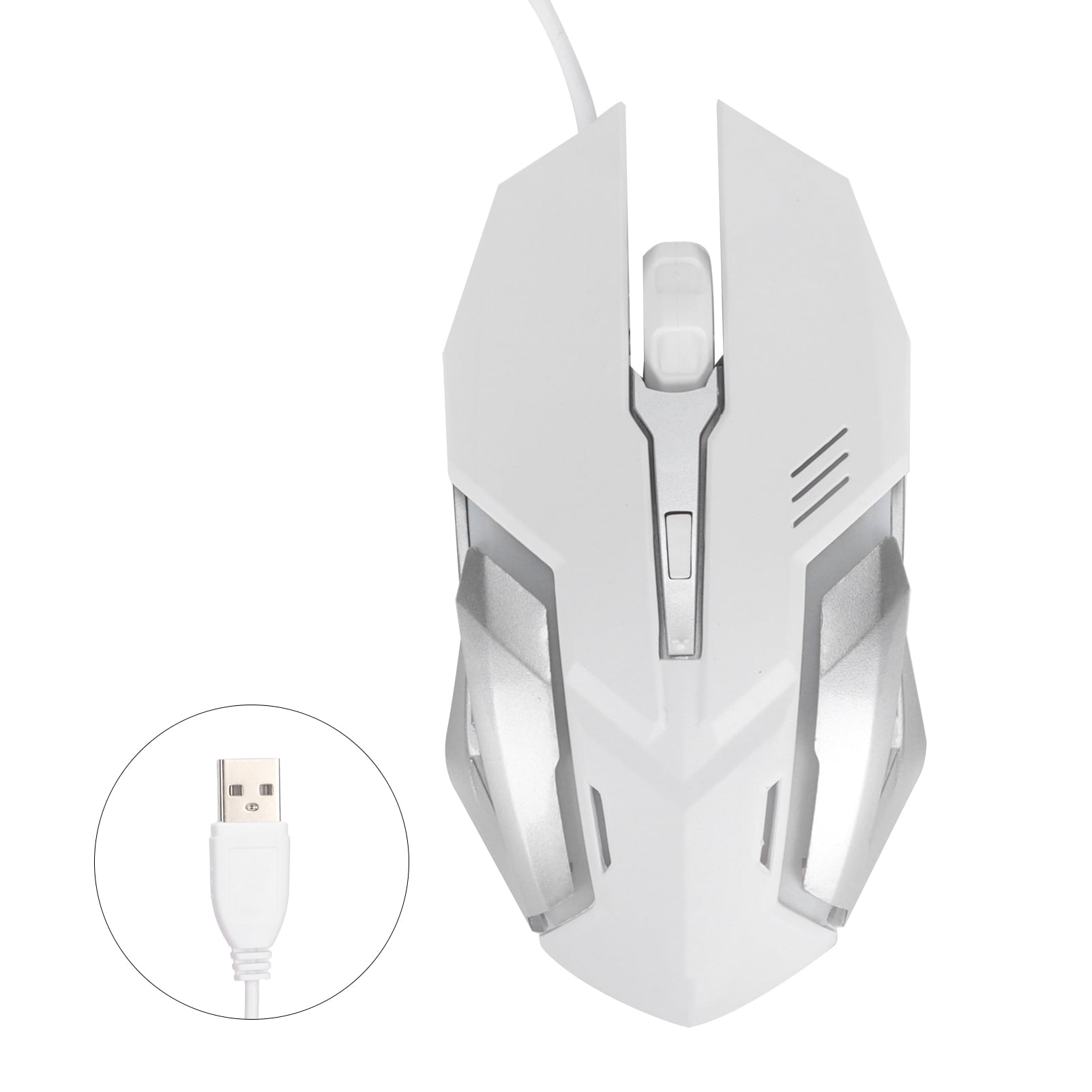 Wired Mouse USB Port Gaming Office Business Luminous Optical Computer ...