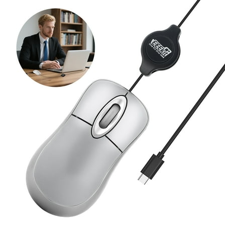 The Perfect Part 2.4GHz USB Wireless Optical Mouse, Slim White, for Mac ...