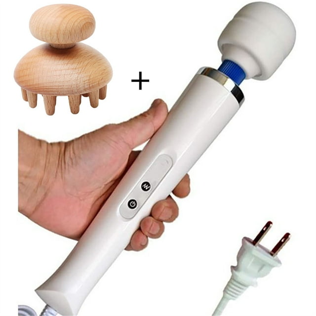 Wired Powerful Handheld Electric Back Massager With 10 Vibration Modes