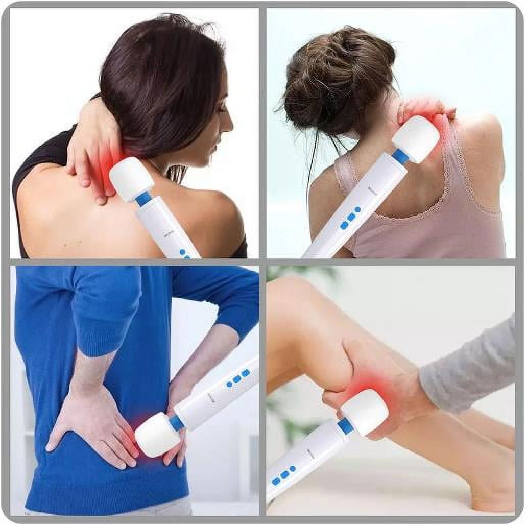 Wired Powerful Handheld Electric Massager, Strong Magic Vibration ...