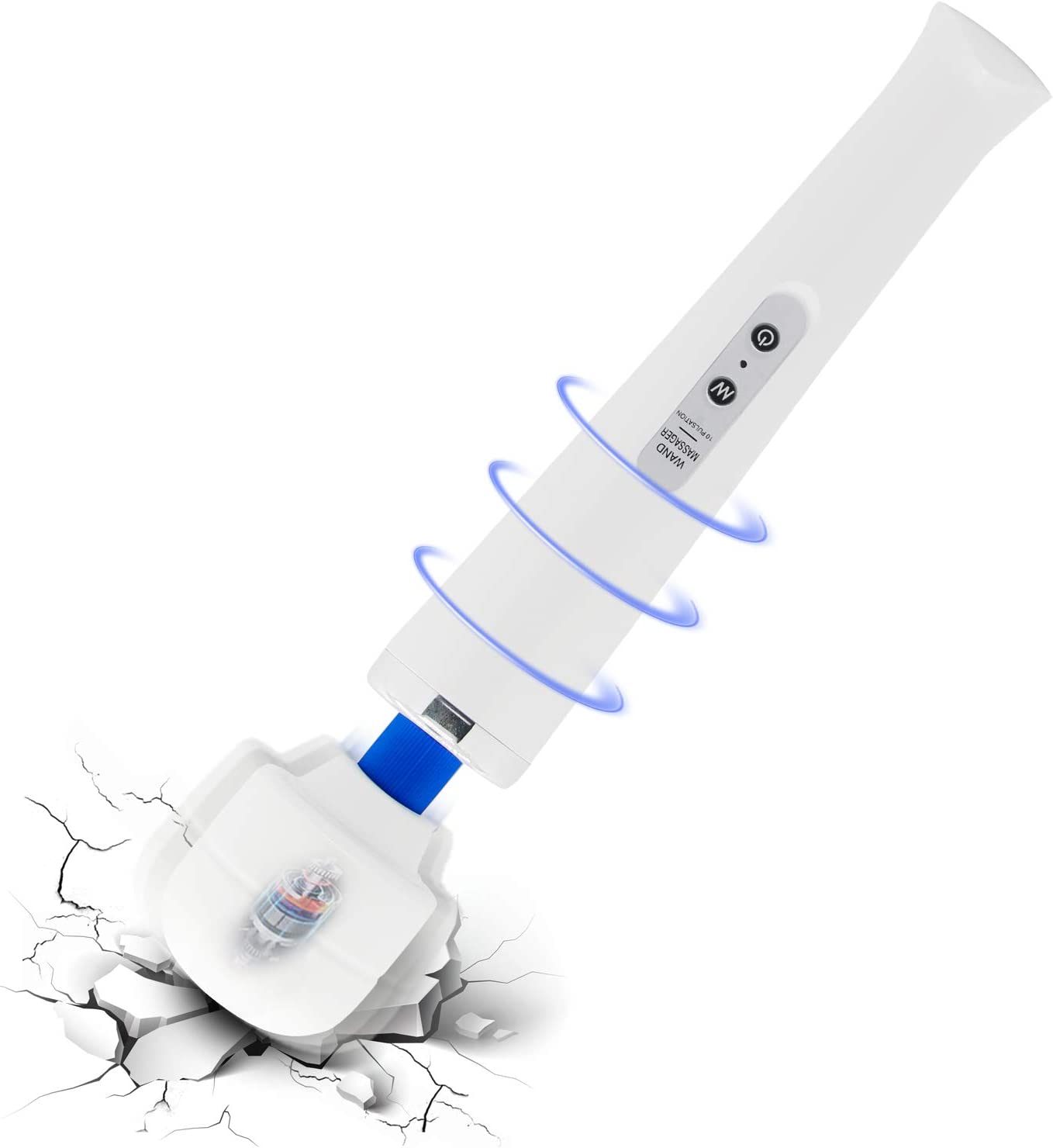 Handheld Personal Wand Massager With 10 Powerful Magic Vibration Neck