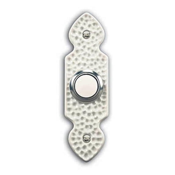 Wired Push Button Doorbell - White Finish - Walmart.com