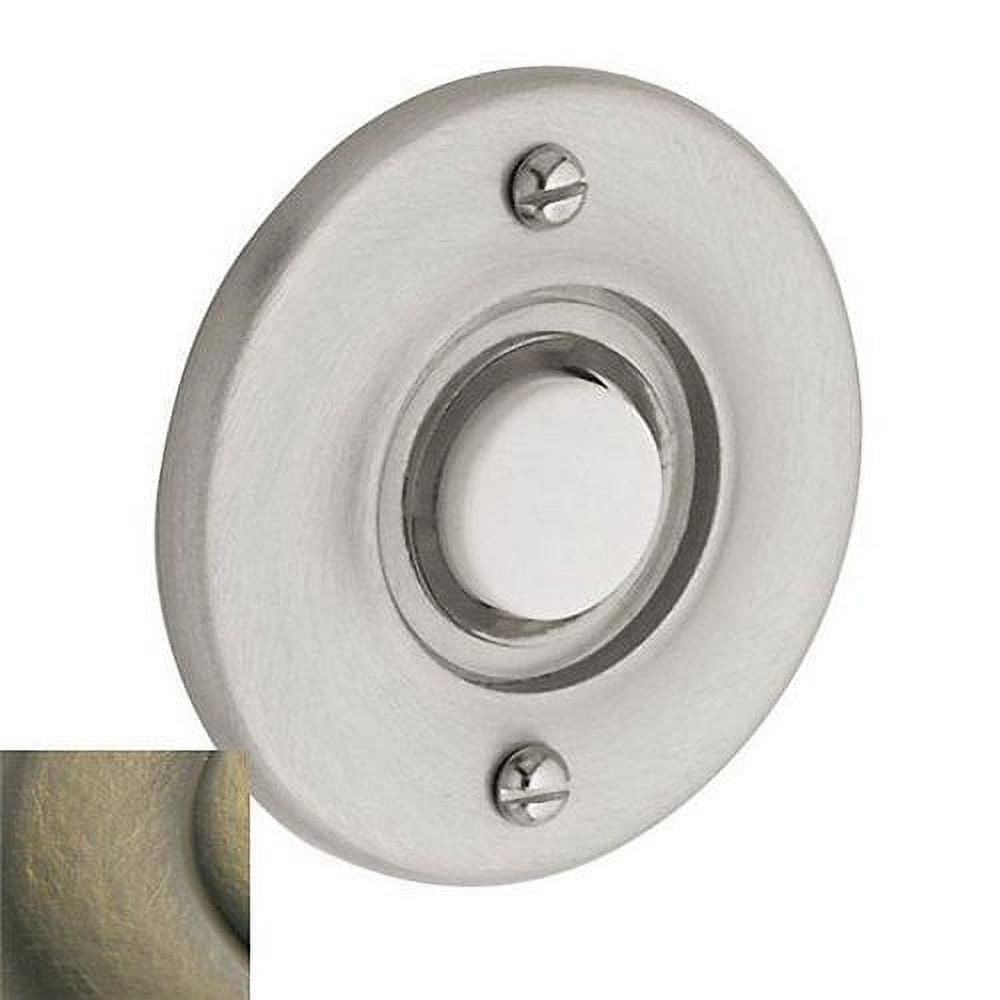 Wired Round Bell Button Door Bells - Oil-Rubbed Bronze - Walmart.com