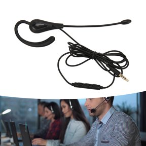MINGPAI USB Headset with Microphone Single-Sided Computer Headphone ...