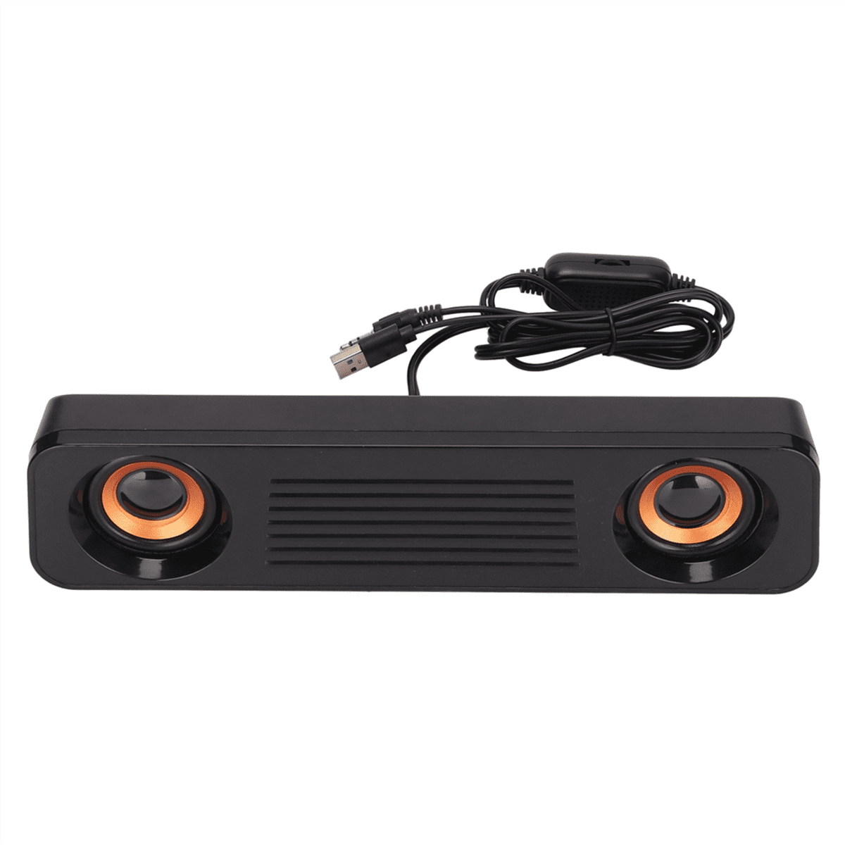 Wired Speaker 3.5mm Plug HiFi Stereo Subwoofer USB Powered Portable ...