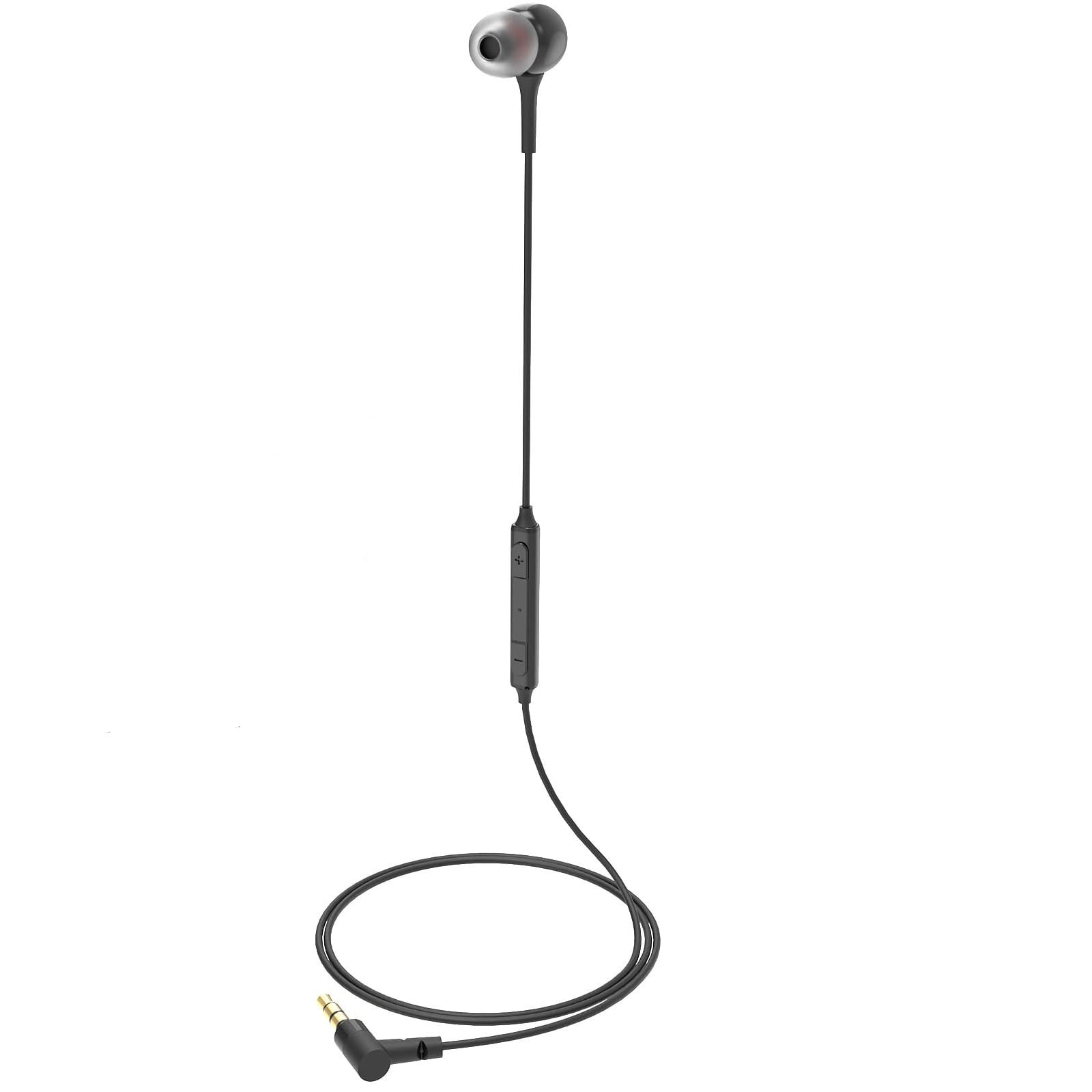 Wired Stereo to Mono In - Ear Headphone with Mic - 3.5mm Jack ...