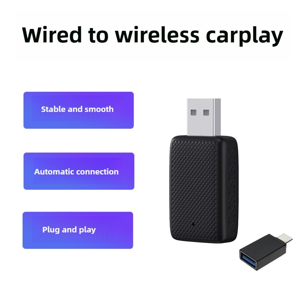 Wired To Wireless Carplay Car-Phone Interconnection Android Smart Car ...