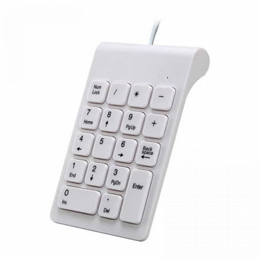 TSV Wireless Numeric Keypad, 18-Key Numpad for Laptop, PC, Desktop ...