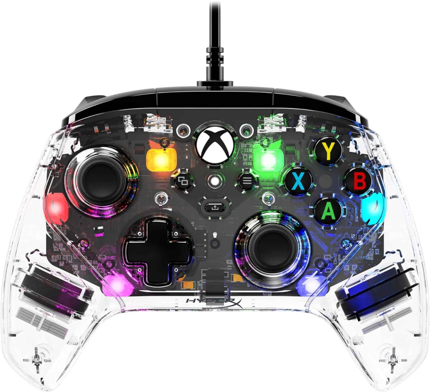 Wired Xbox Licensed Controller with Programmable RGB, Dual Trigger ...