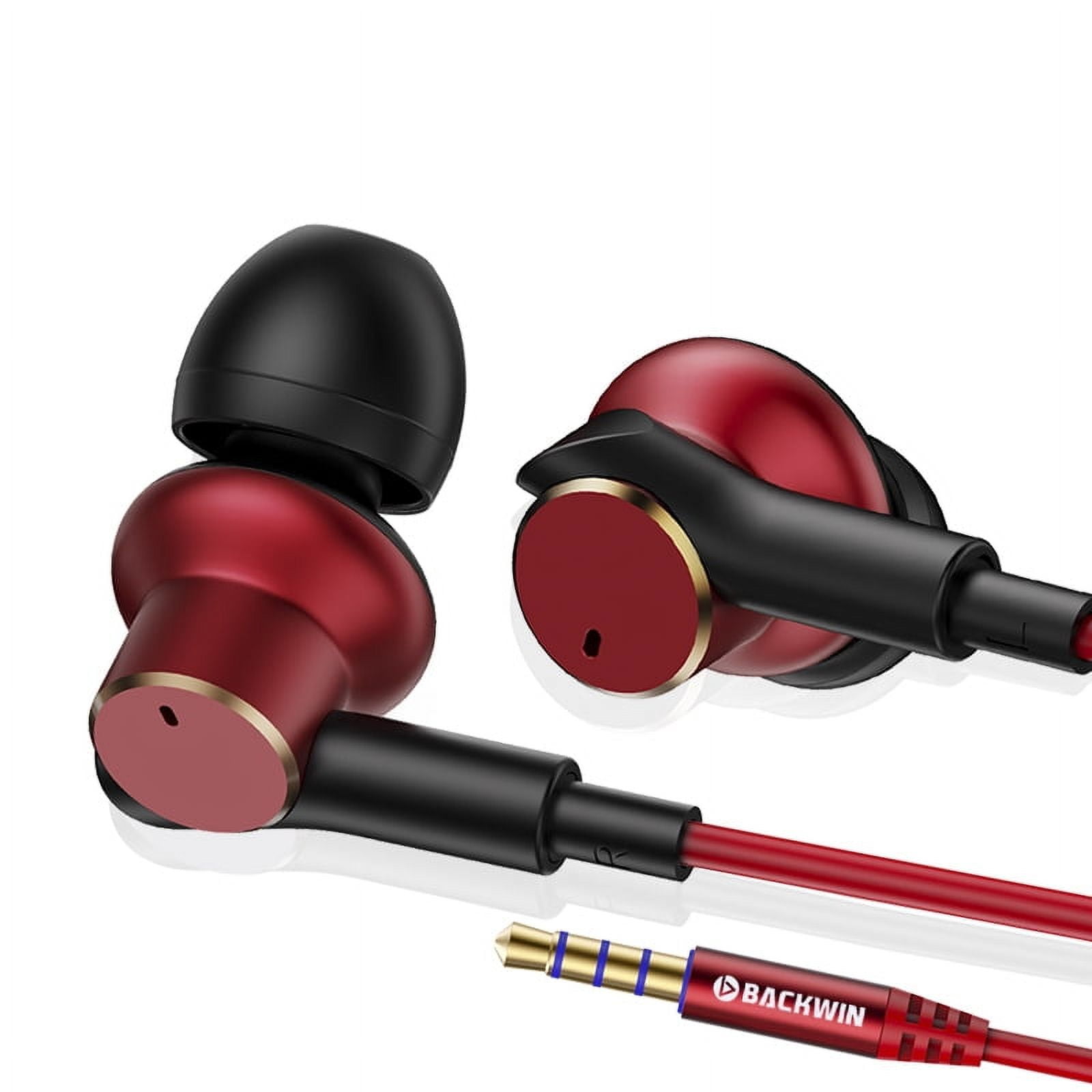 Wired earphones with[Four drive units],3.5mm in ear noise isolation ...