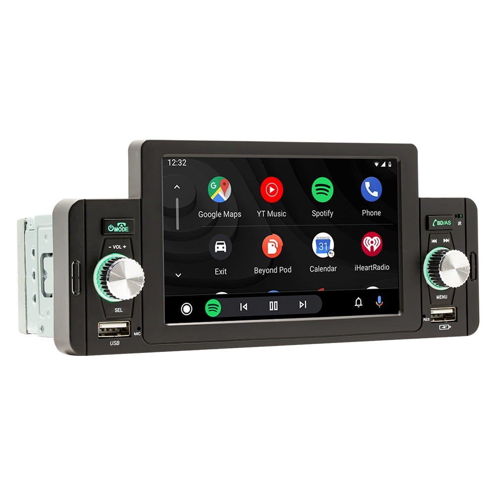 Wired/wireless Carplay Car Bluetooth Single Spindle Mp5 Player Android ...
