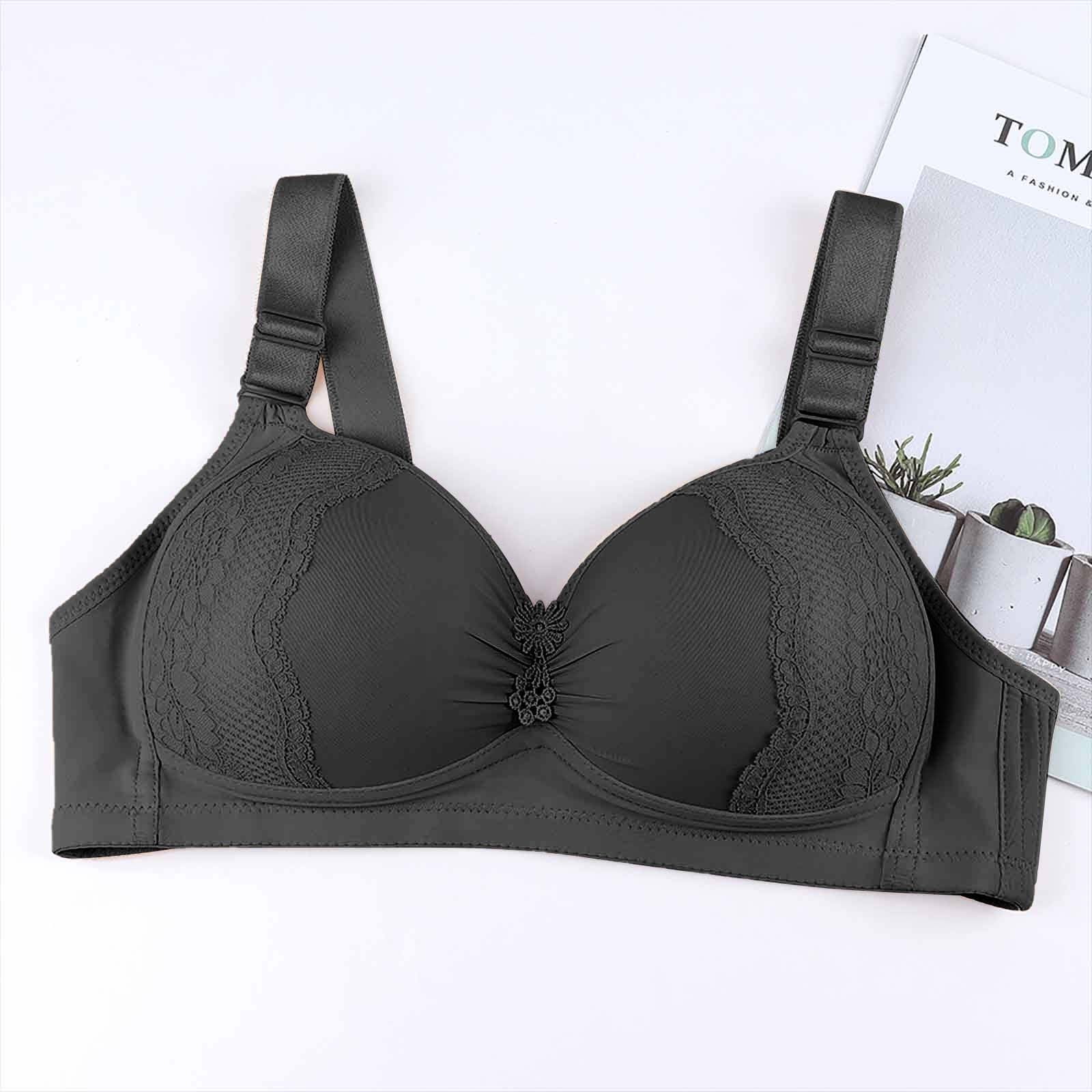 Wirefree Bras for Women Clearance,AIEOTT Plus Size Push Up Bra,Ladies ...
