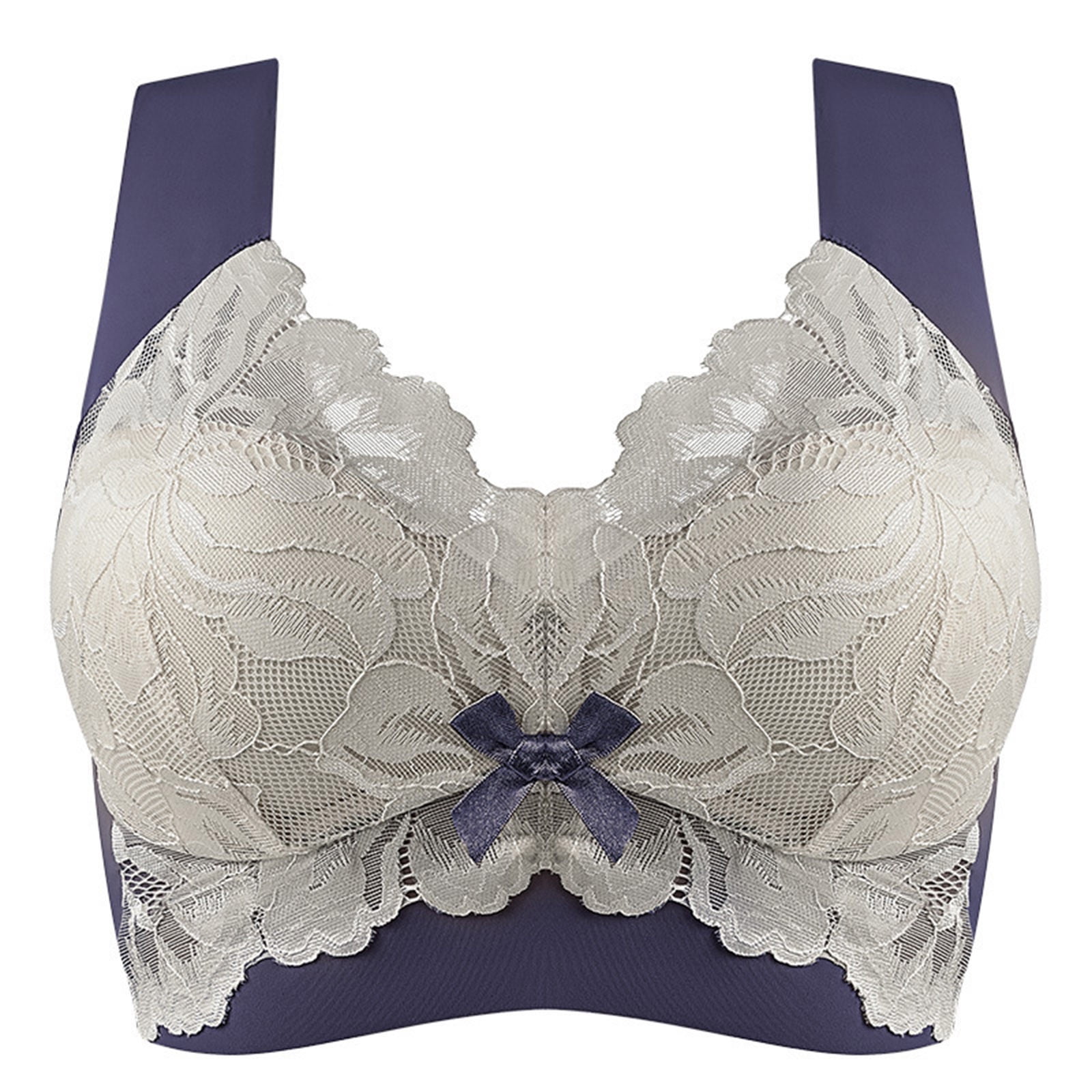 Wirefree Bras for Women Clearance,AIEOTT Plus Size Push Up Bra,Lace ...