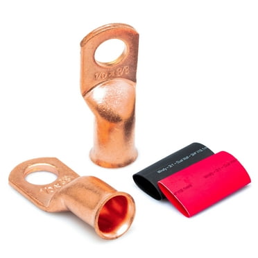 AUTOXBERT Copper Battery Ground Wire Terminals, Electrical Connectors ...