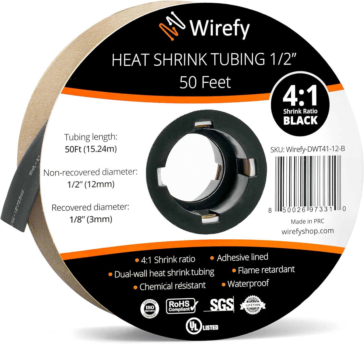 Customer reviews for Wirefy 1/2" Heat Shrink Tubing - 4:1 Ratio - Adhesive Lined - Marine Grade ...
